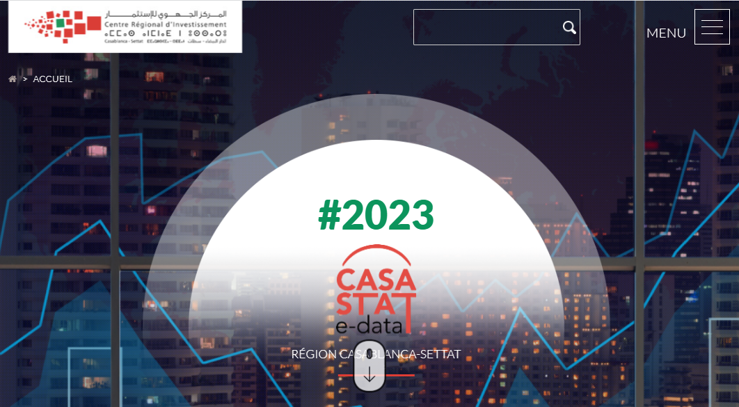 Casa-Stat E-Data | Centre Régional d'Investissement de Casablanca-Settat